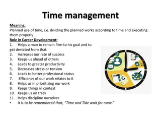 Career and career development | PPTX
