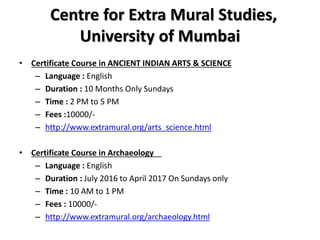 Career and courses options in humanities | PPTX