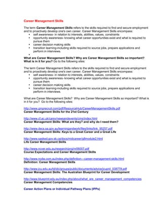 Career and Enterprise Resources | DOCX