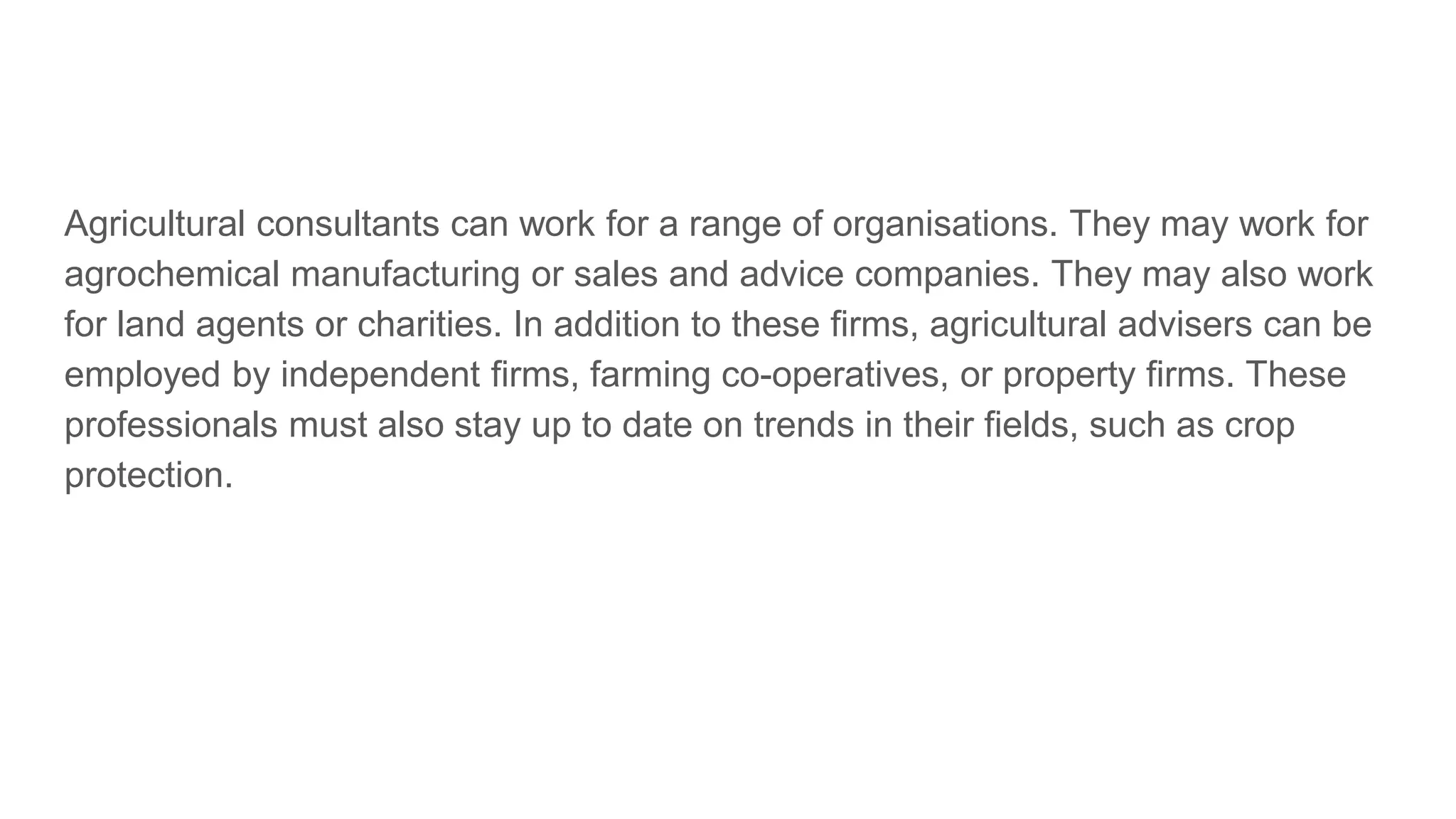 Career as Agriculture consultant.pptx