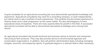 Career as Agriculture consultant.pptx