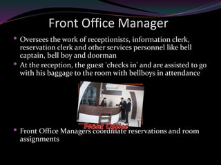 Career as hotel manager | PPTX