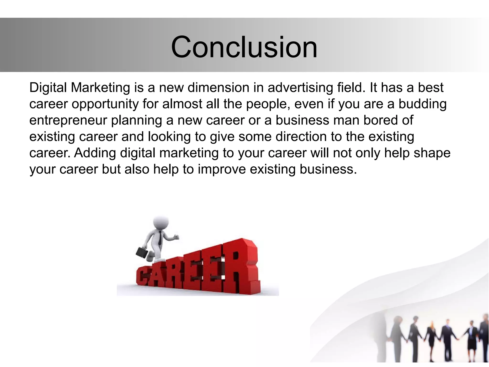 Career aspect of digital marketing by sricheta parui | PPT