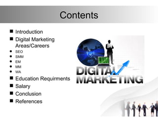 Career aspect of digital marketing by sricheta parui | PPT