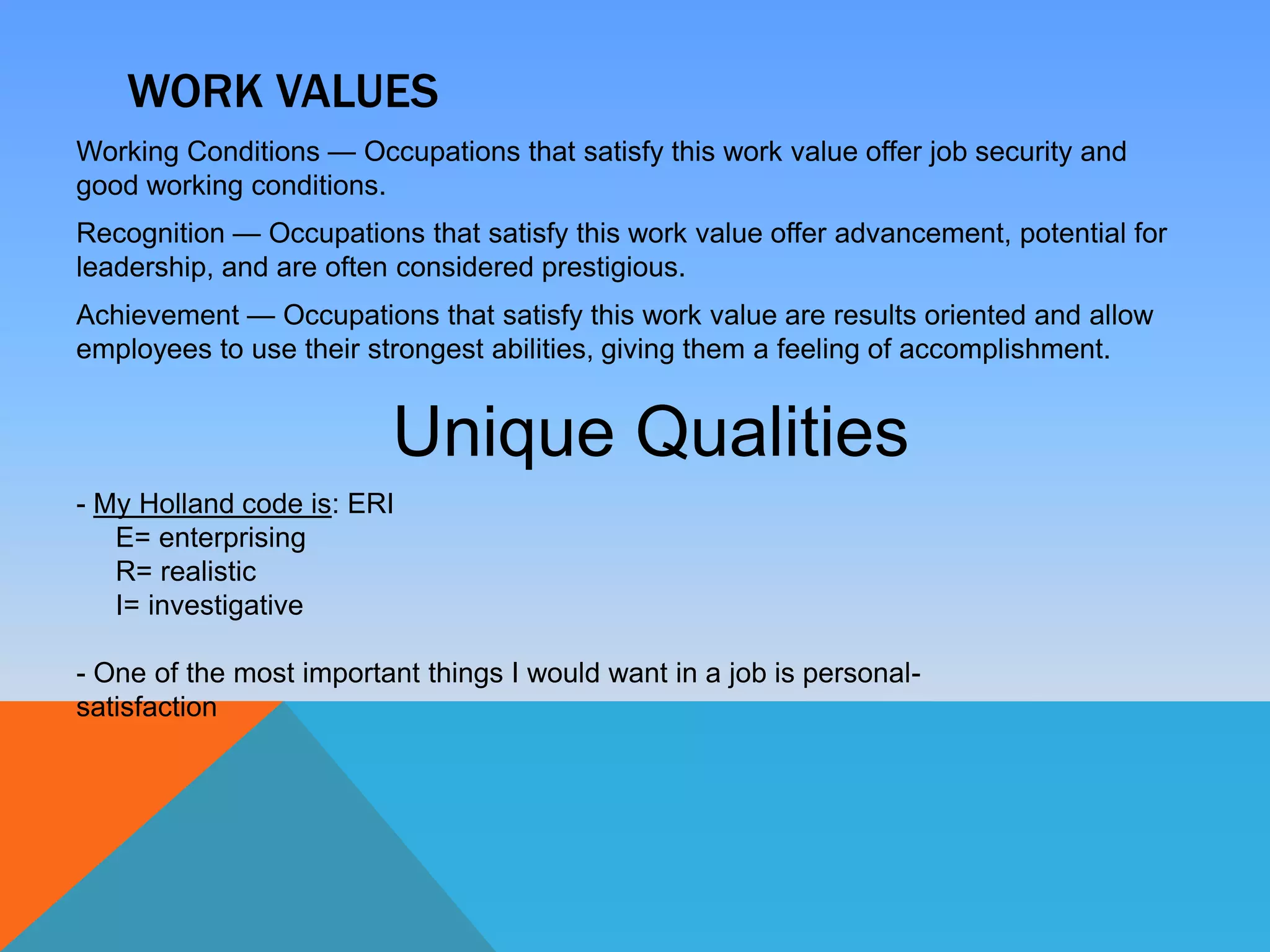 Career assessment powerpoint | PPTX