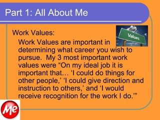 Career Assessment Project | PPT