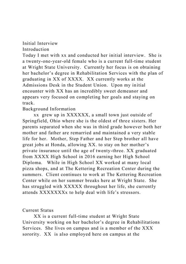 Career Assessment Report Page 2Table of Contents.docx