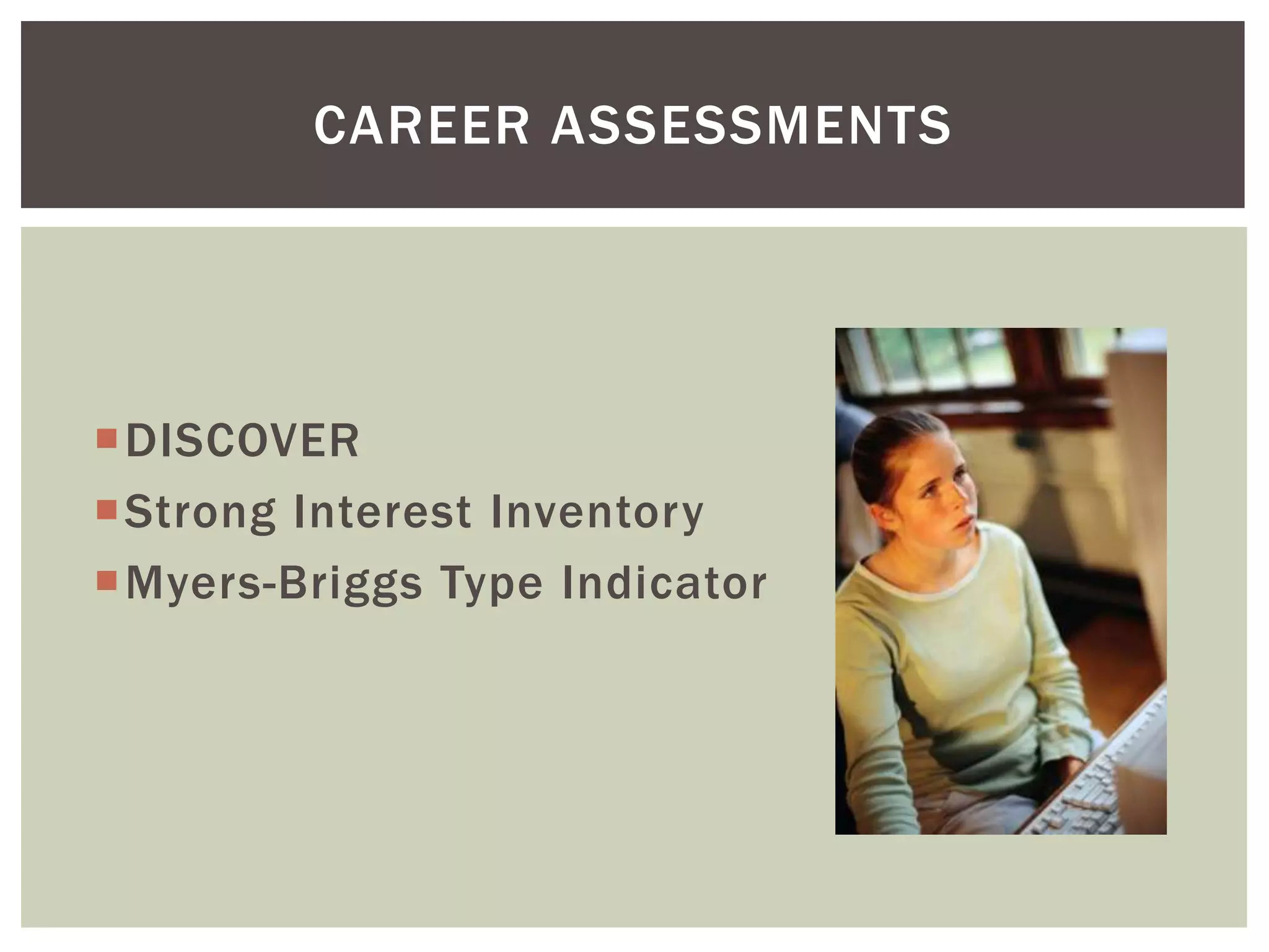 Career Assessments | PPTX
