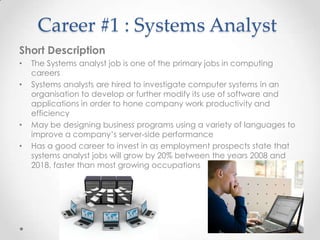 Career assignment powerpoint final | PPTX | Undergraduate Education ...