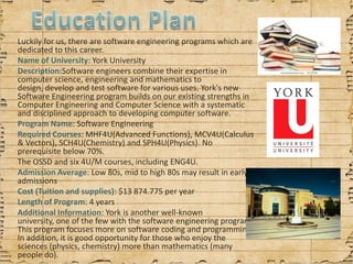 Career assignment powerpoint final | PPTX | Undergraduate Education ...