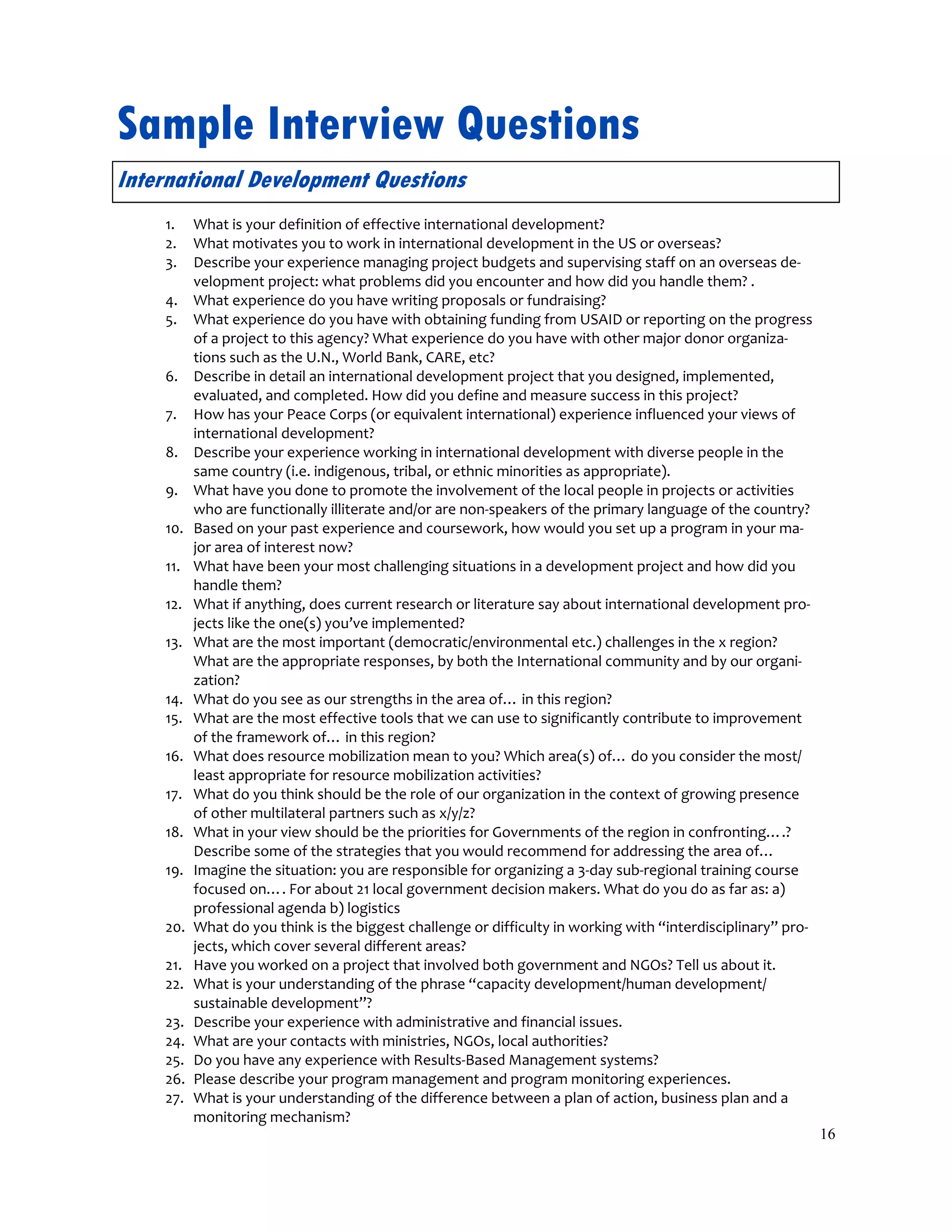 Career brief the interview, the first impression | PDF