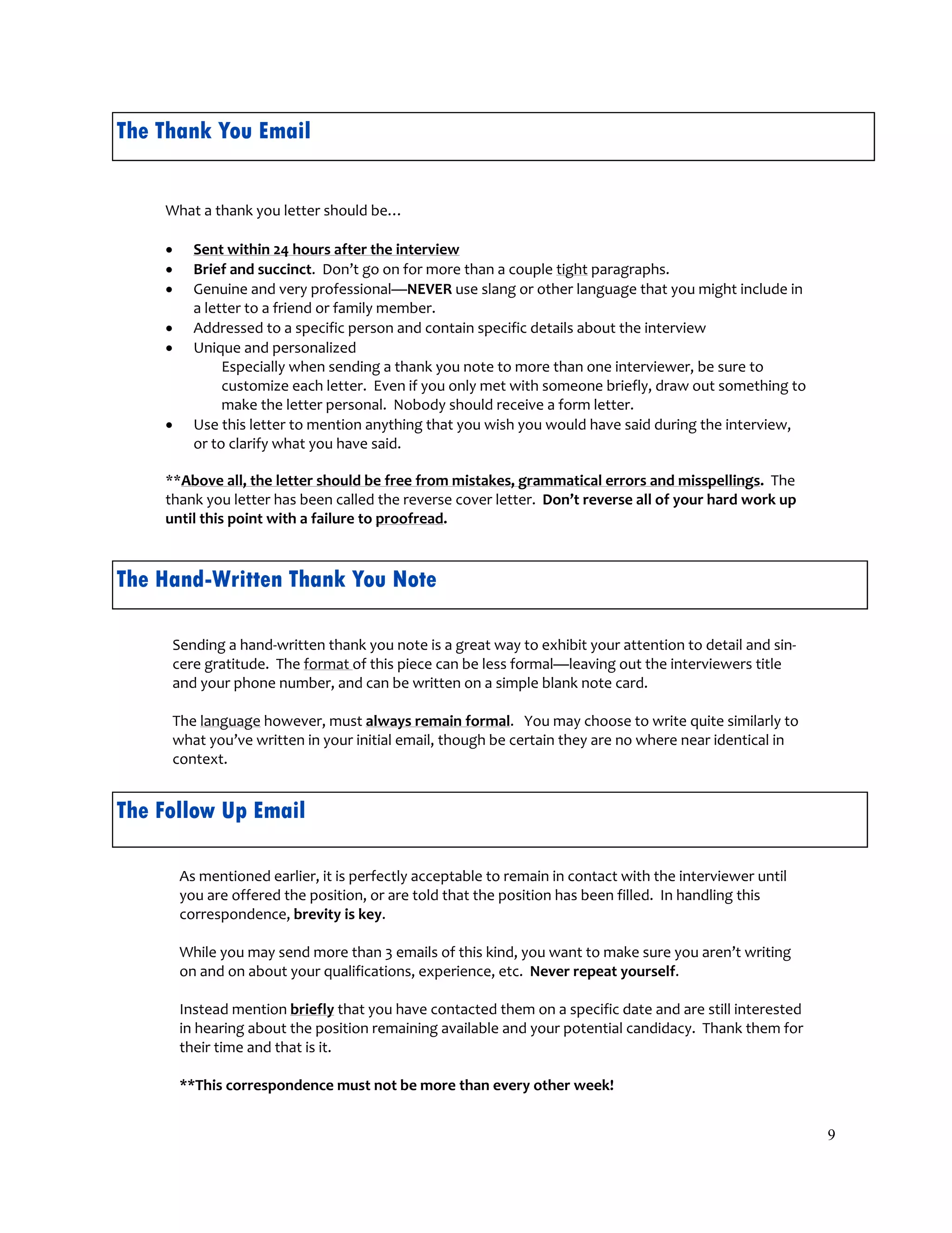 Career brief the interview, the first impression | PDF