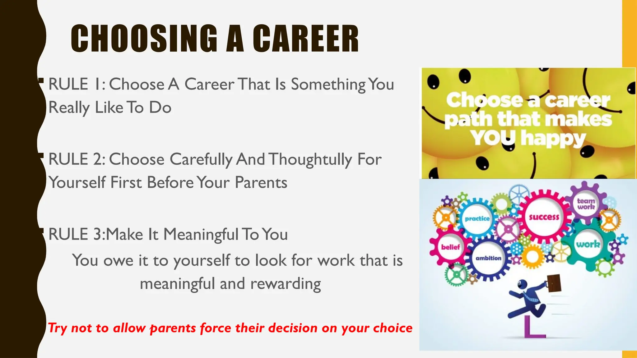 career-building presentation for students | PPT