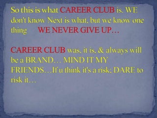 Career club | PPTX