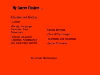 Career clusters | PPT