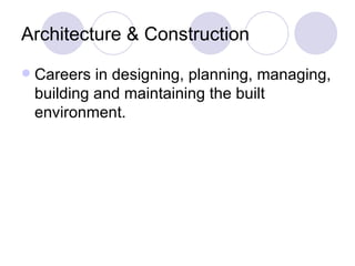 Career Clusters | PPT