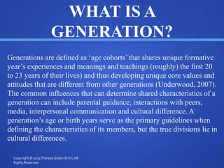 Career coaching and the Multi-generational workforce | PPTX