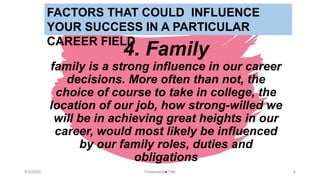 CAREER CONCEPTS : POWERPOINT PRESENTATION | PPT