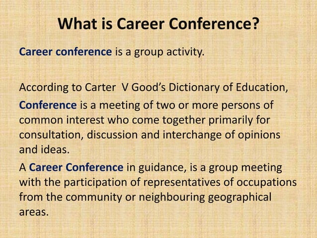 Career conferences | PPTX | Job Fairs | Job Search
