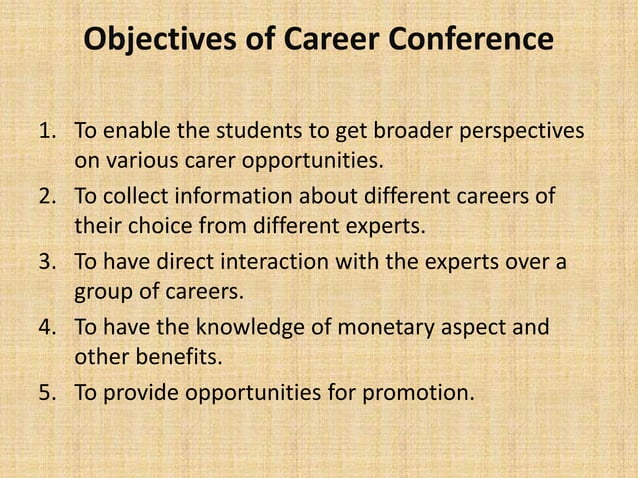 Career conferences | PPTX | Job Fairs | Job Search