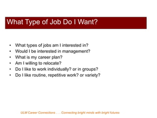 Career connections powerpoint | PPT