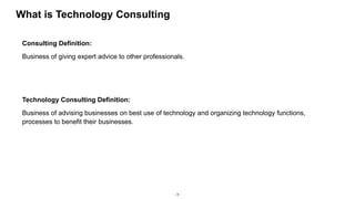 Career Conversation Technology Consulting | PPTX