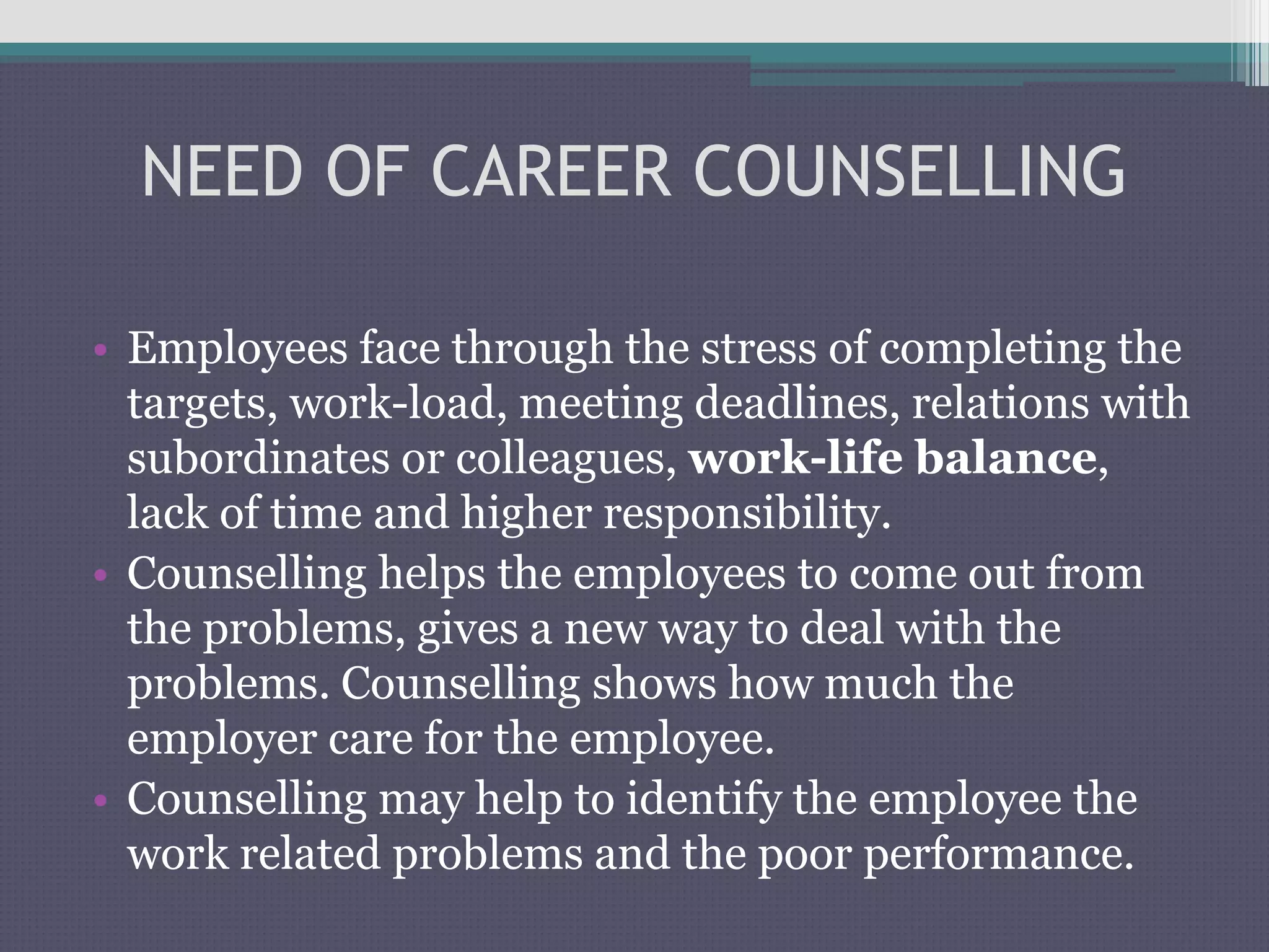 Career counseling | PPTX