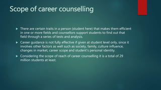 CSR funding in Career counselling | PPT