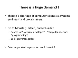 Career Day - Computer Science | PPTX