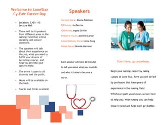 Career day brochure | PPT