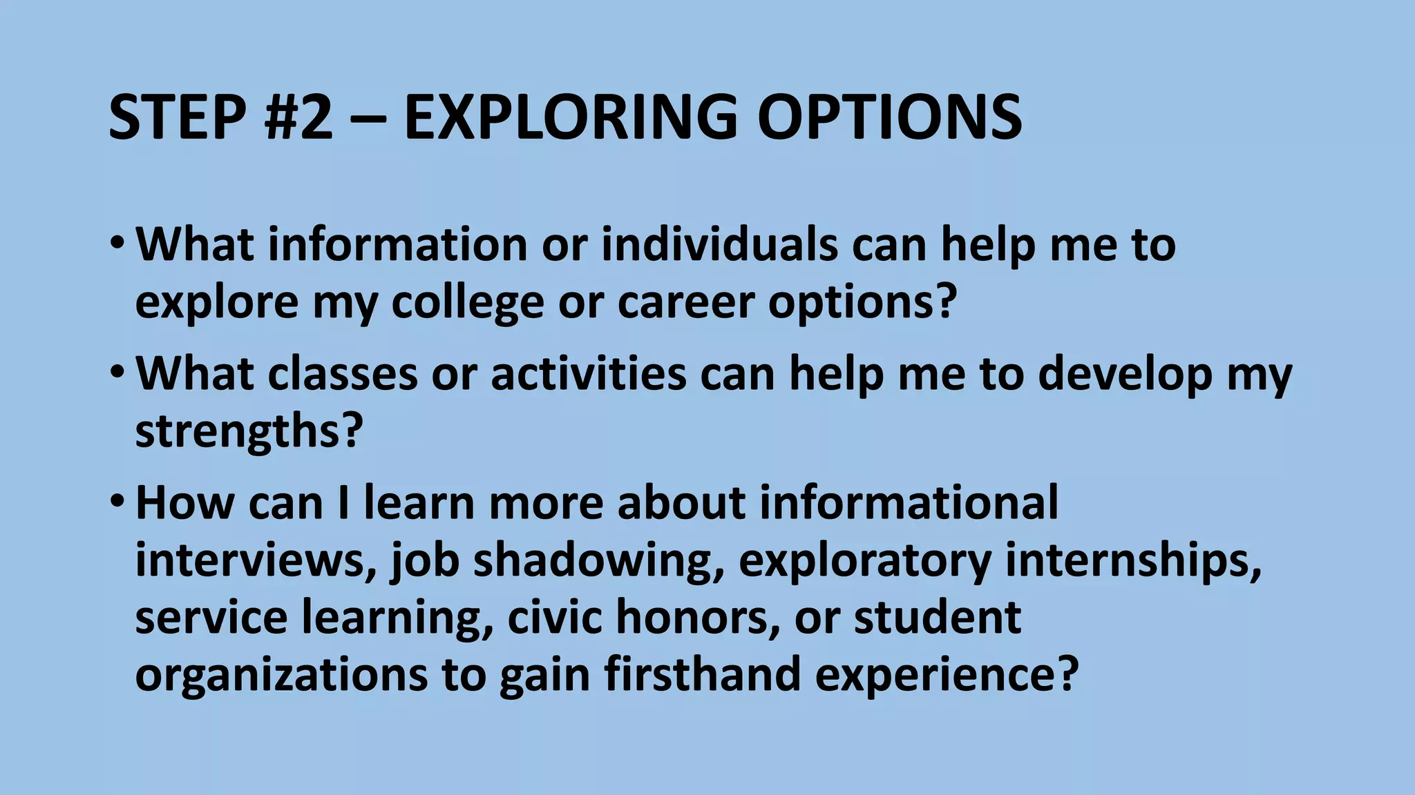 Career decision making process | PPTX