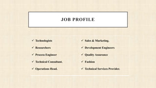 Career development in textile trade | PPTX