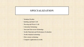 Career development in textile trade | PPT