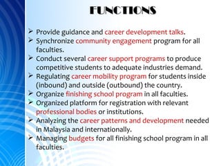 Career Department UTHM | PPT