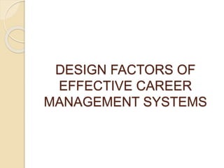 Career development | PPT