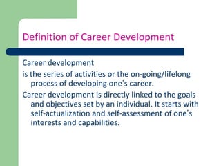 Career development | PPT