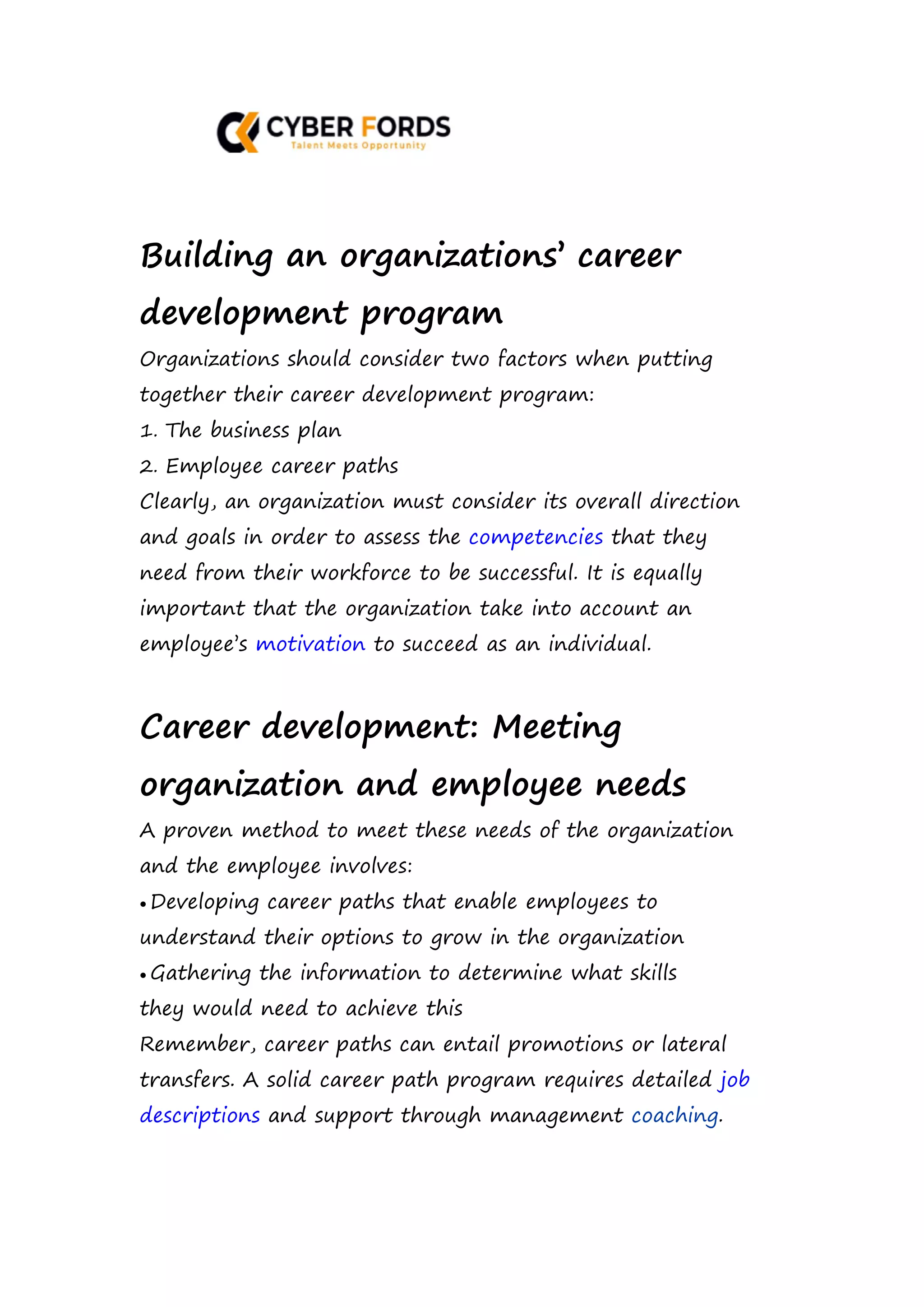 CAREER DEVELOPMENT.pdf | Career Planning | Careers
