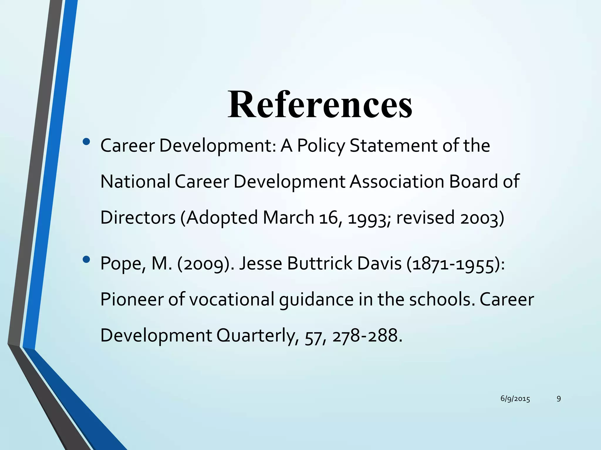 Career developmental theory | PPT