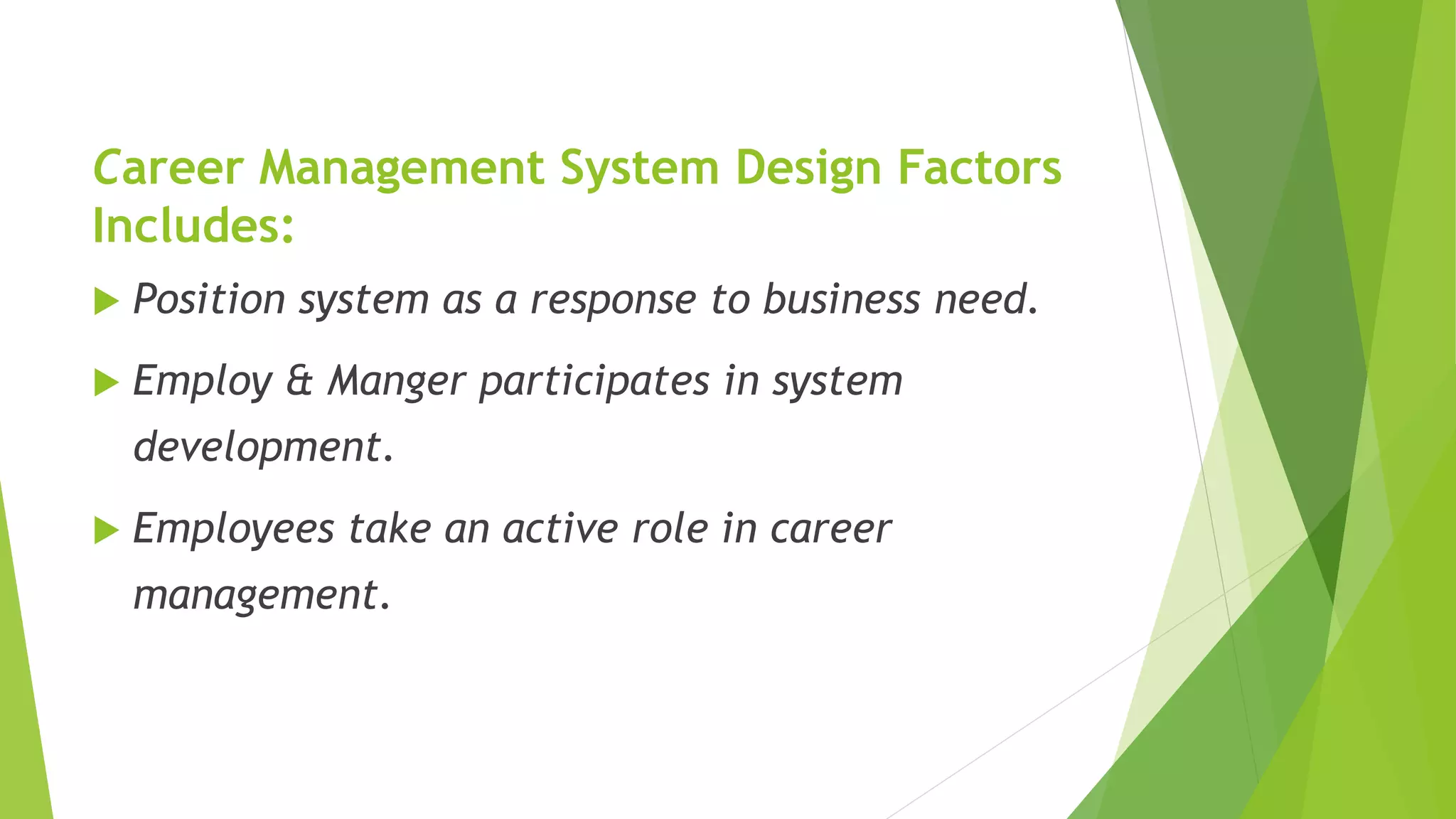 Career development and career management | PPTX