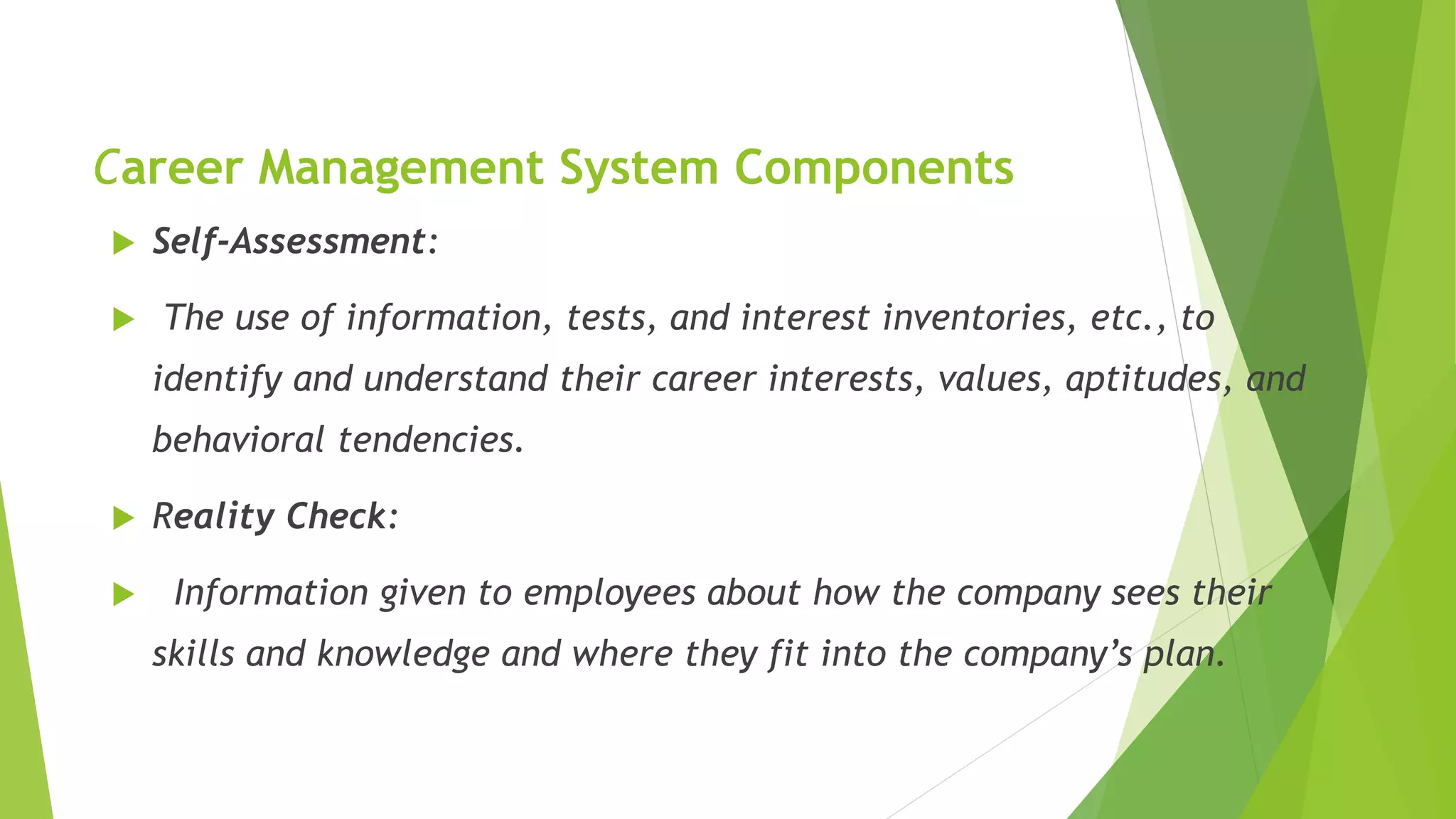 Career development and career management | PPTX