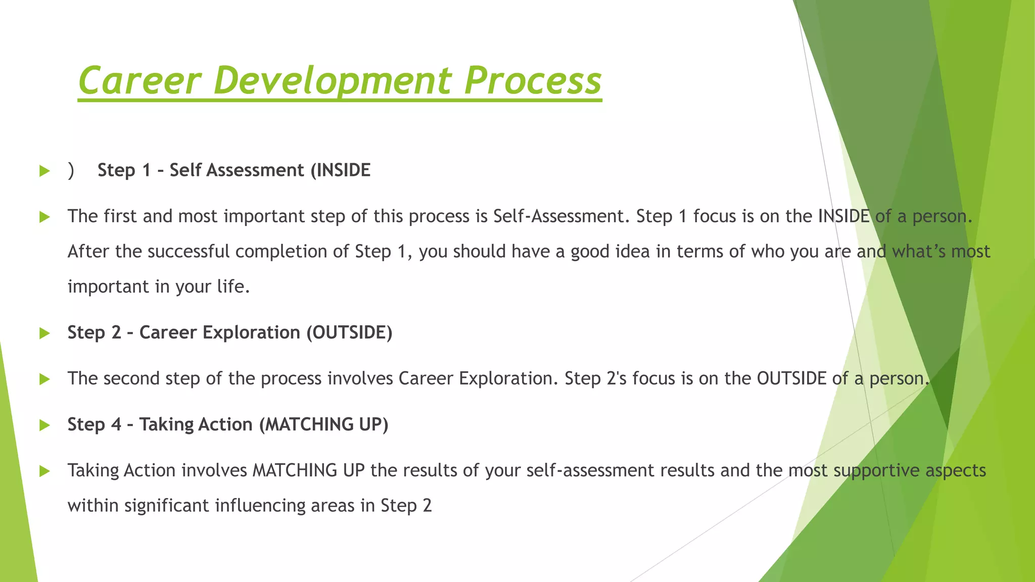 Career development and career management | PPTX