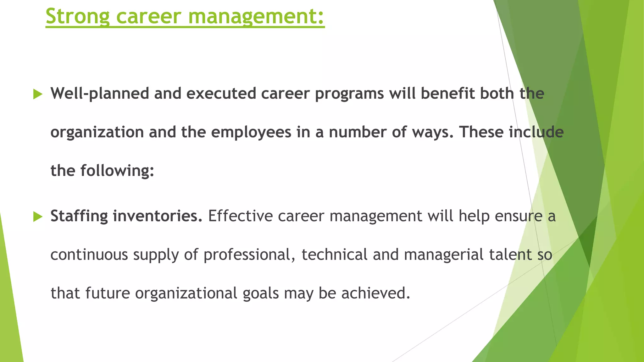 Career development and career management | PPTX