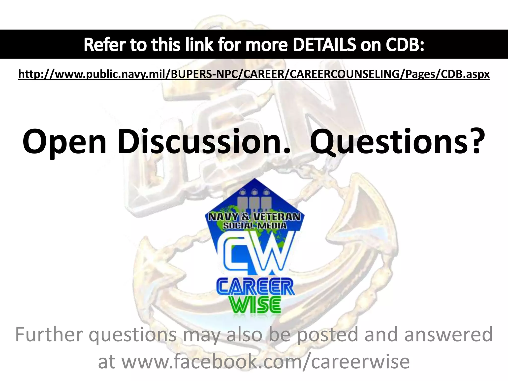 Career development board msc ccc crash course | PPTX