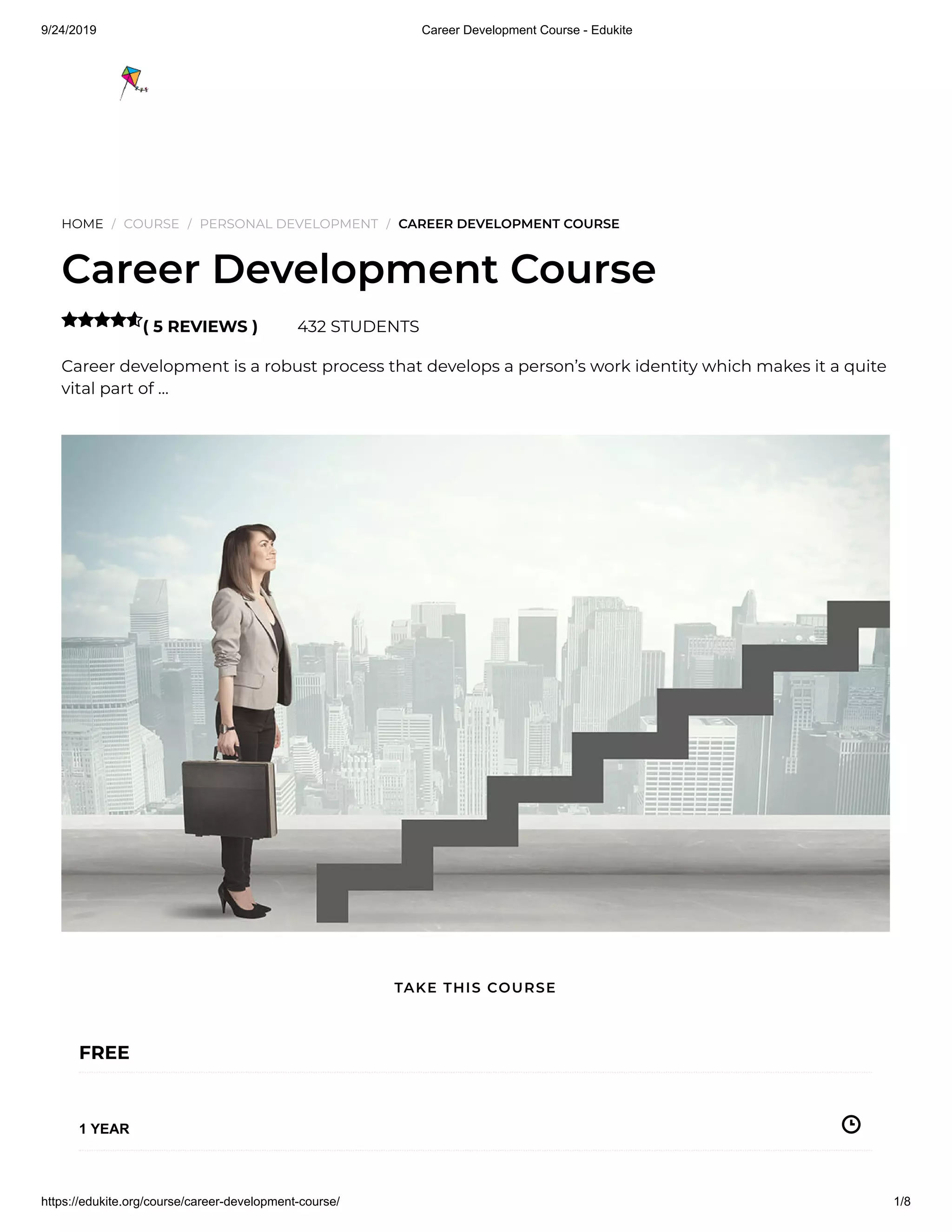 Career Development Course - Edukite | PDF | Educational Assessment ...