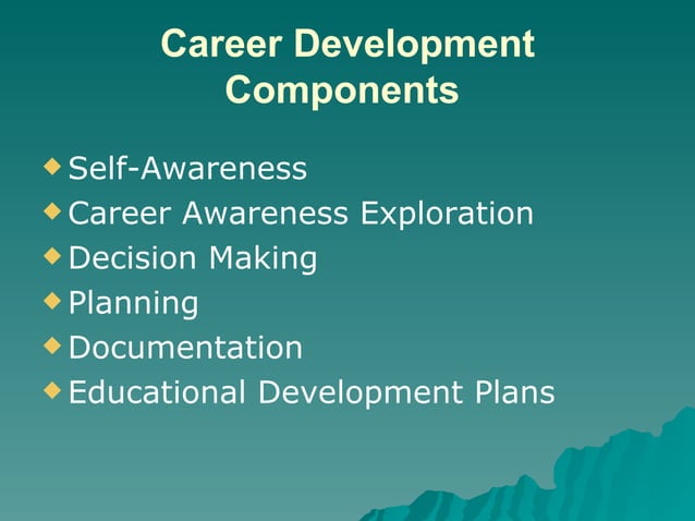 Career Development Framework Ppt May 6 | PPT | Career Planning | Careers