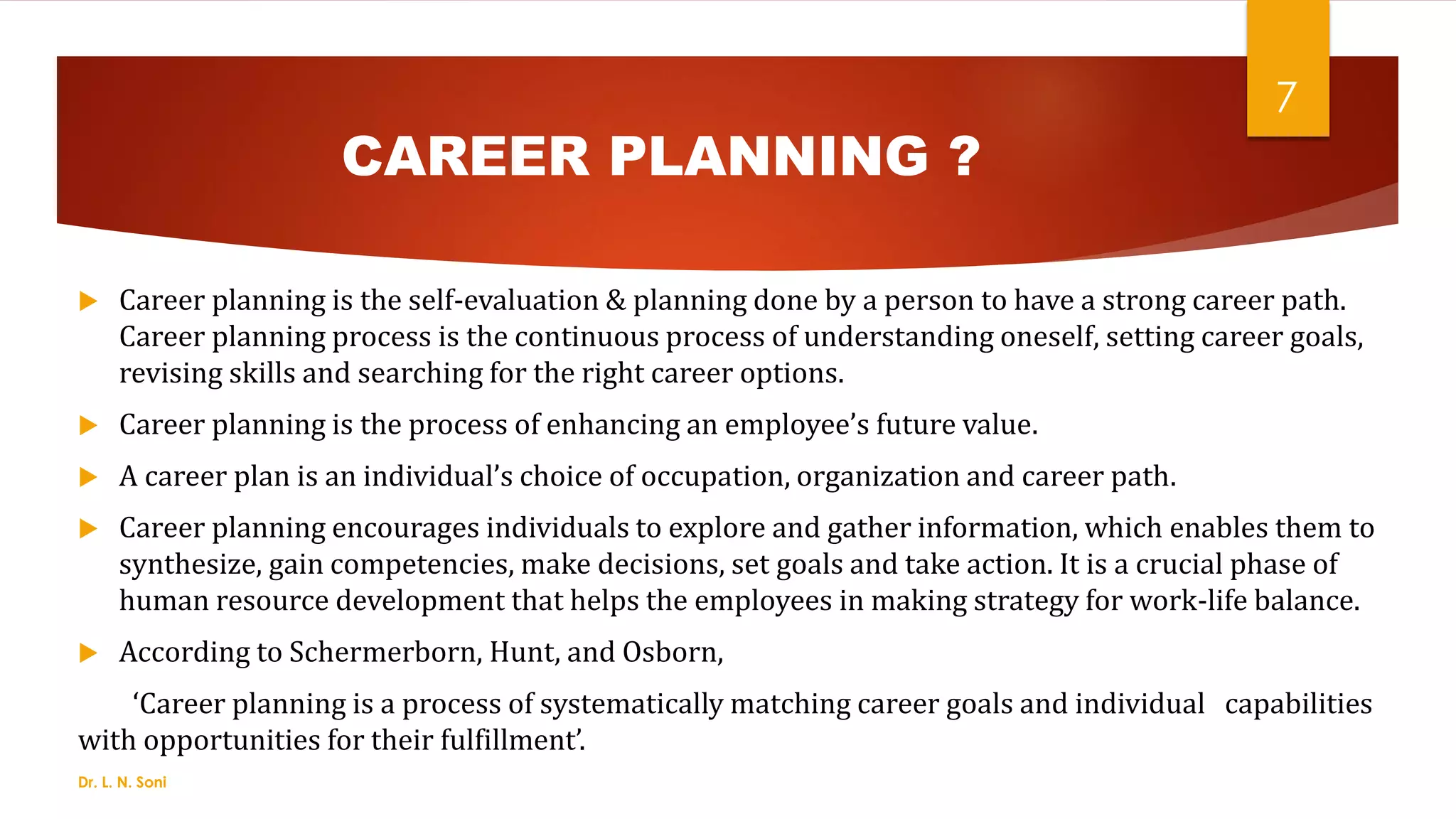 Career development & planning | PDF