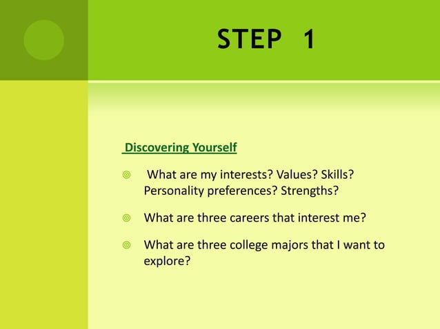 Career development ppt | PPTX | College Planning | College Education