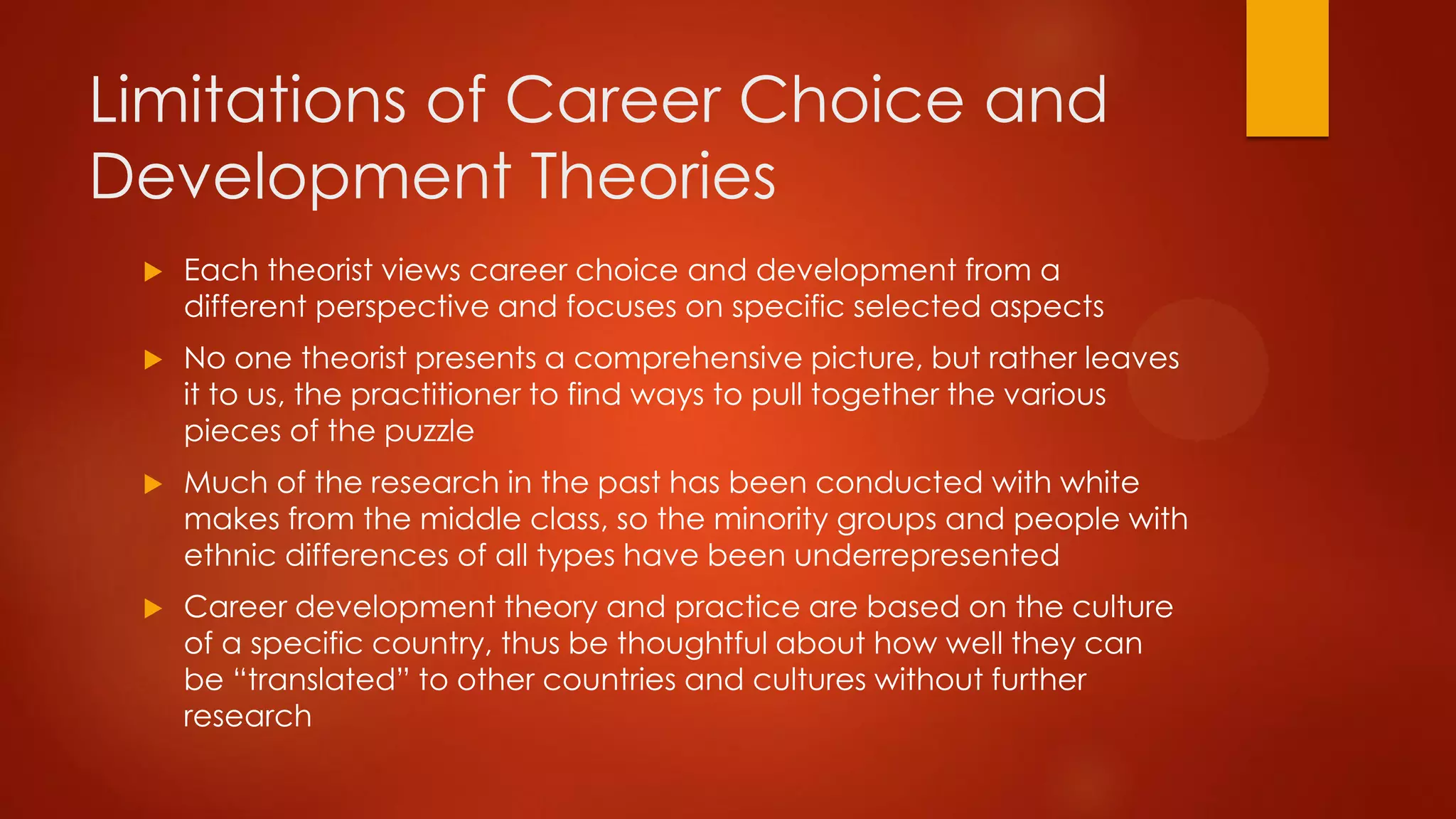 Career Development Theory | PDF