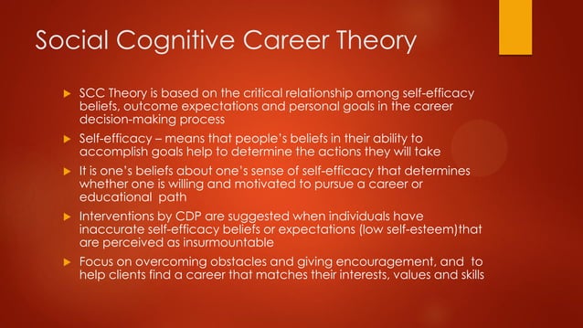 Career Development Theory | PDF