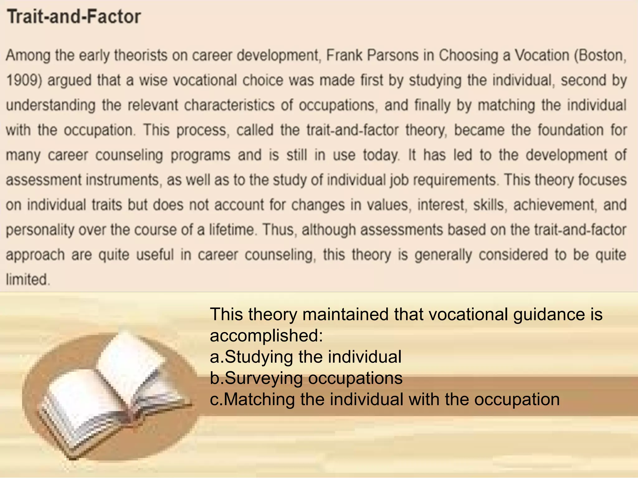 Career development theory | PPT